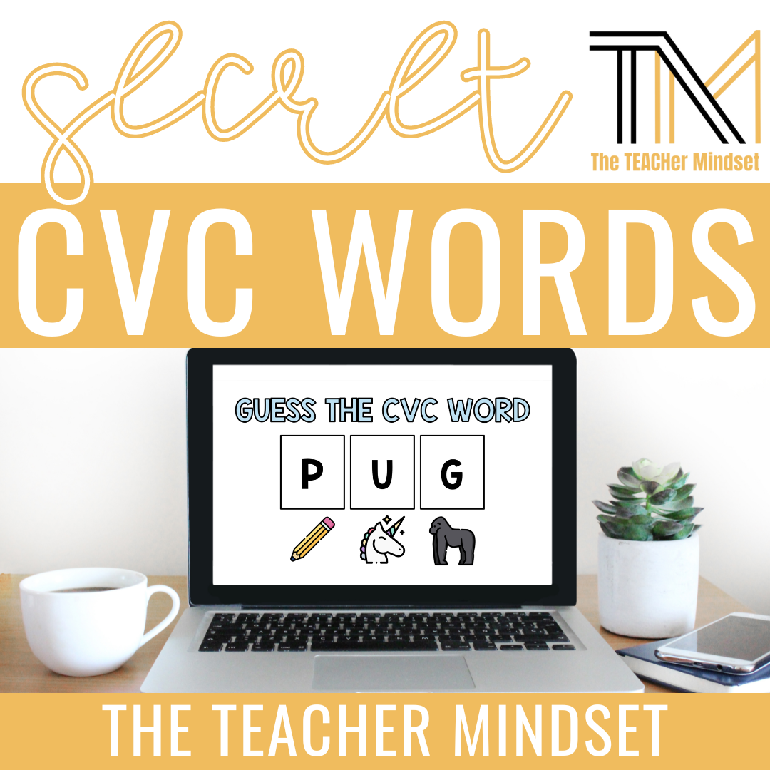 Secret CVC Words | Short U Word List | PowerPoint & Google Slides | The ...