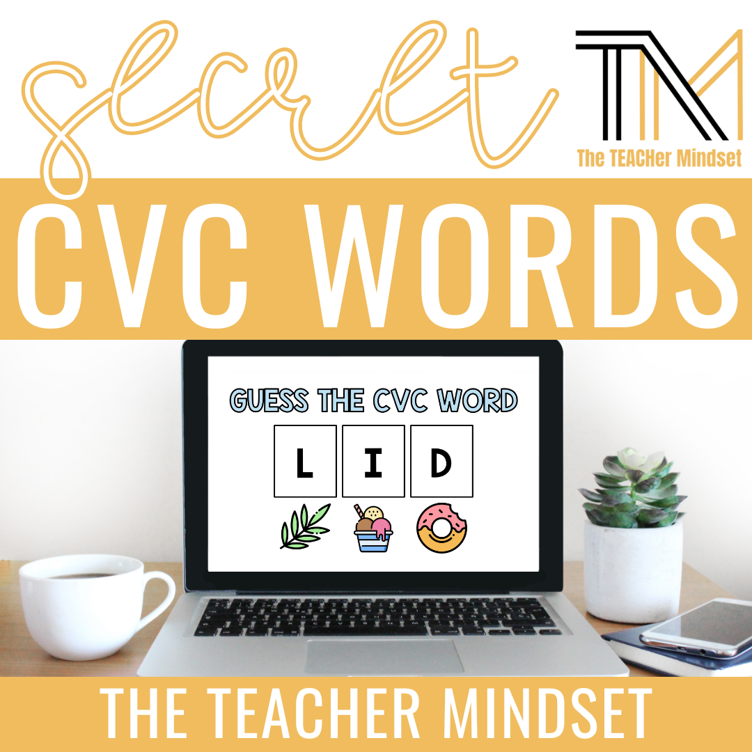 Secret CVC Words | Short I Word List | PowerPoint & Google Slides | The ...