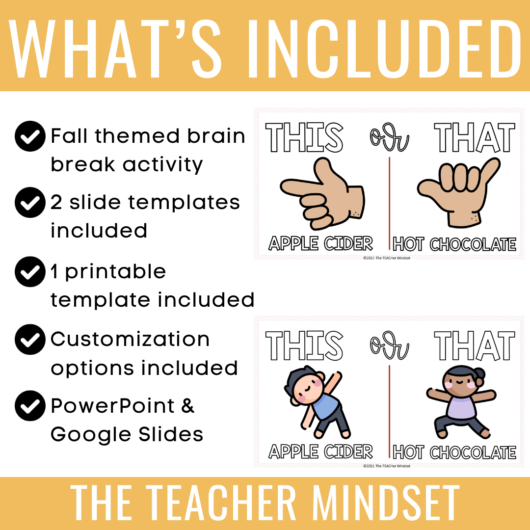 This or That? | Fall Edition | PowerPoint & Slides | The TEACHer Mindset