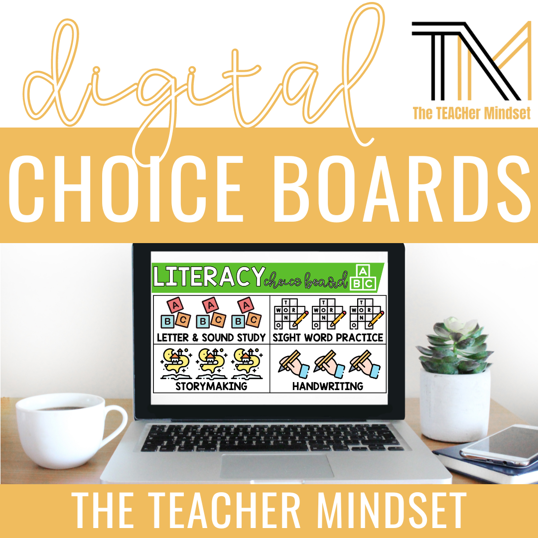 March Digital Choice Boards Template | St. Patrick's Day Theme ...