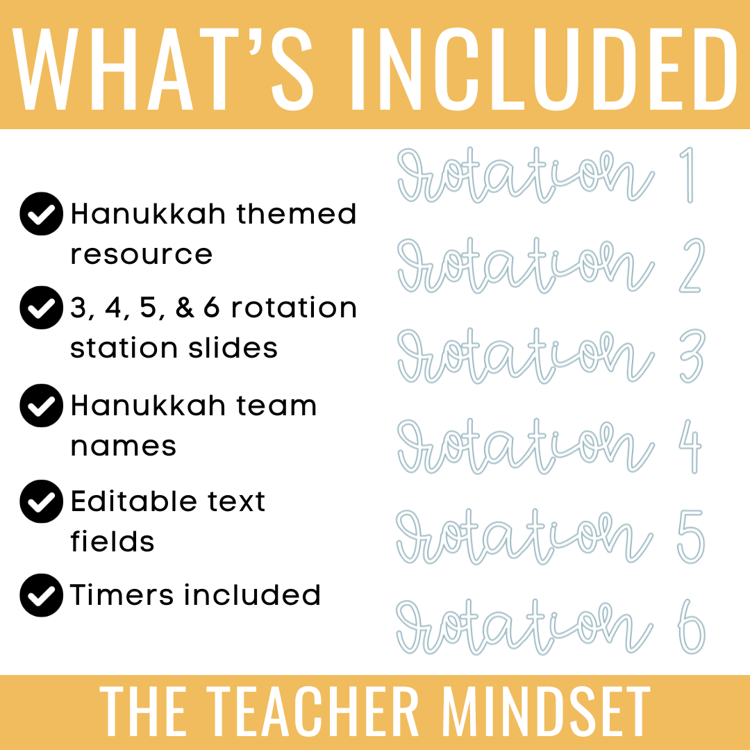 Digital Center Slides | Hanukkah Theme | Slides & PowerPoint | The ...