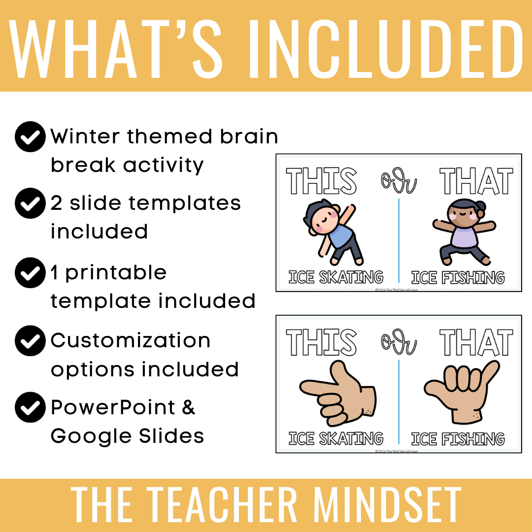 This or That? Winter Theme | Brain Break Activity | PowerPoint & Slides ...