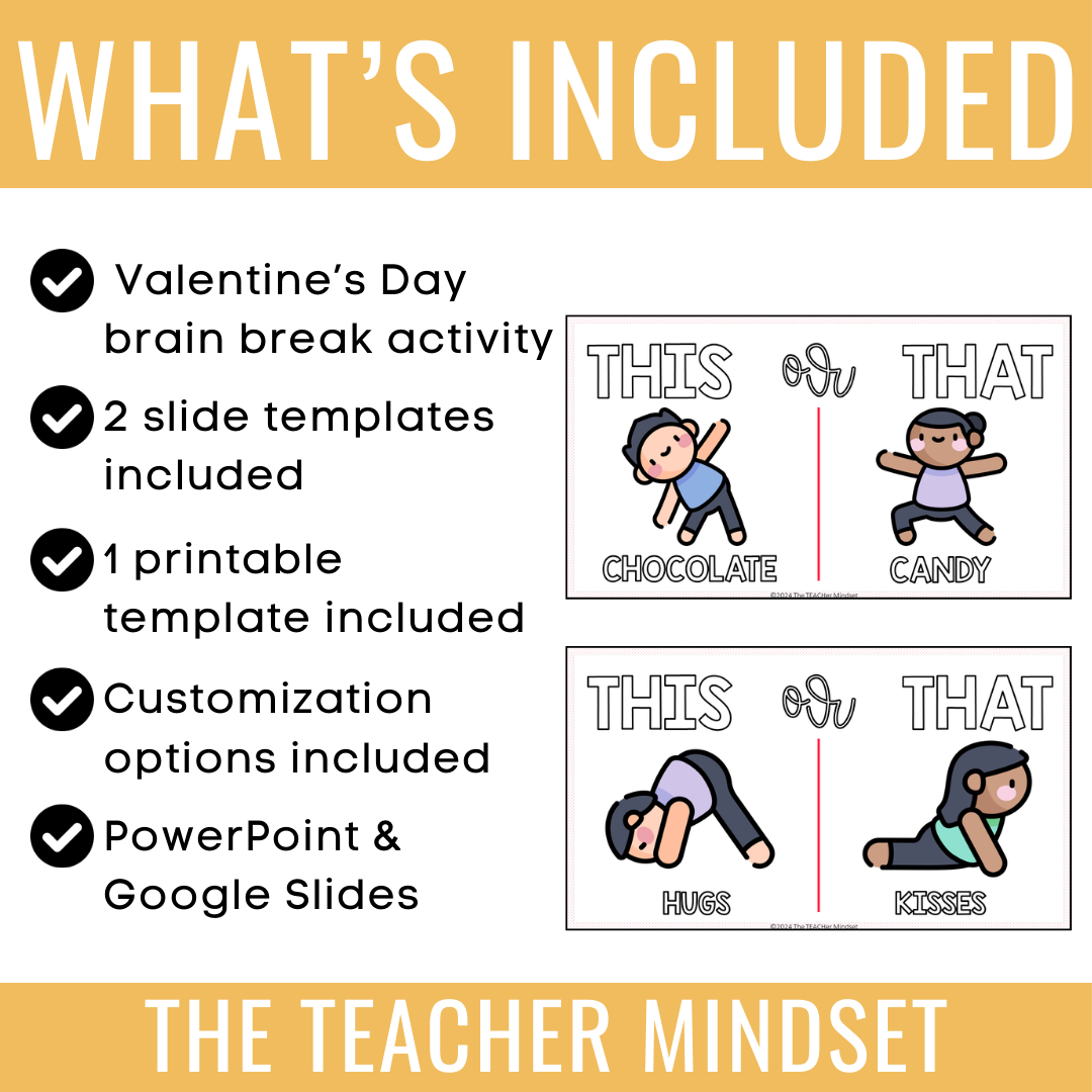 This or That? Valentine's Day Theme | Brain Break Activity | PowerPoint ...