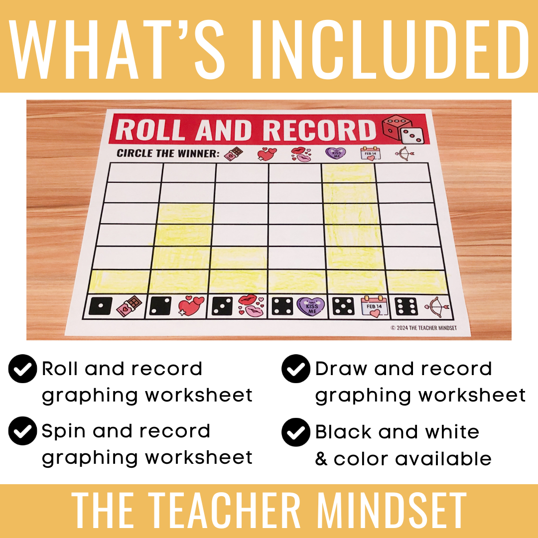 Graphing Worksheets | Valentine's Day Theme | No Prep/Print and Play ...