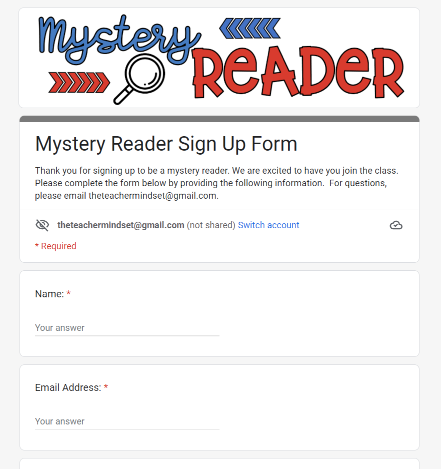 Implementing Mystery Reader Program in your Classroom | The TEACHer Mindset