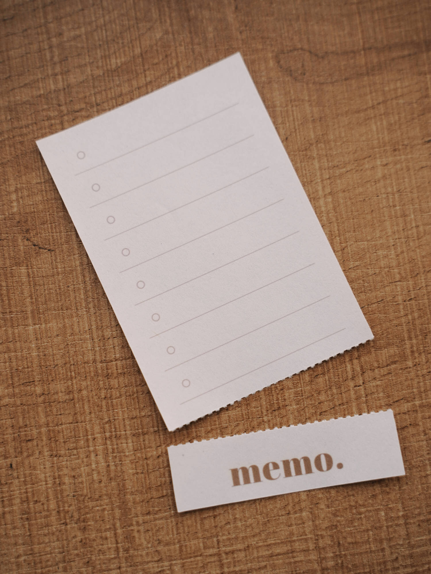 (Project) Memo Pad — Planned By Jysla — Minimal and Mindful Stationery