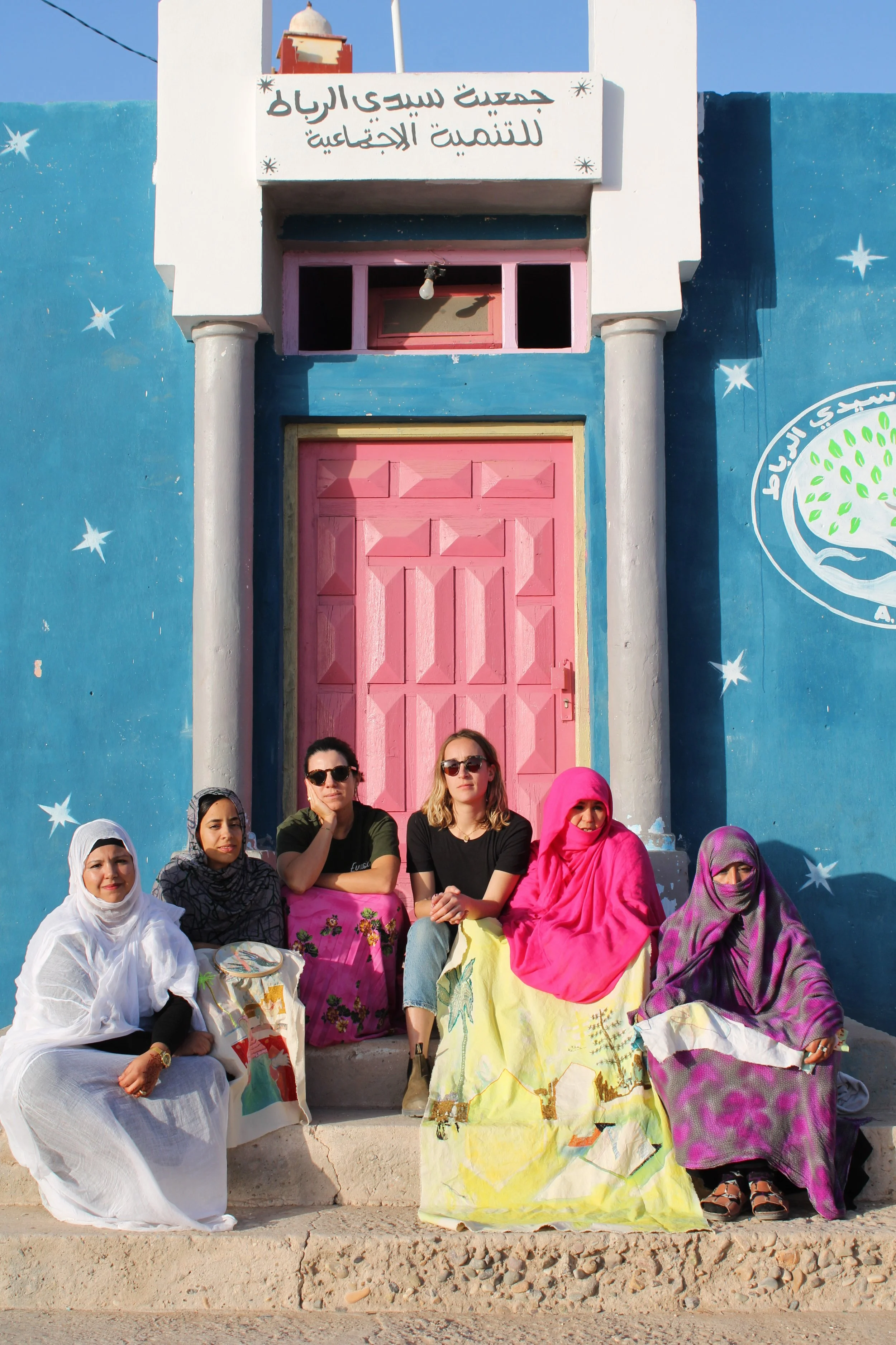 Sidi Rbat, résidence de broderie — Margaux Desombre