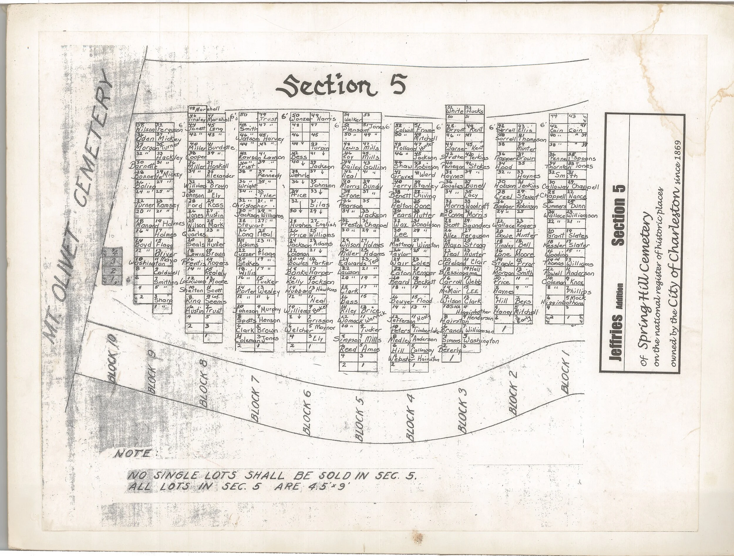 Spring Hill Cemetery Park Maps — Spring Hill Cemetery