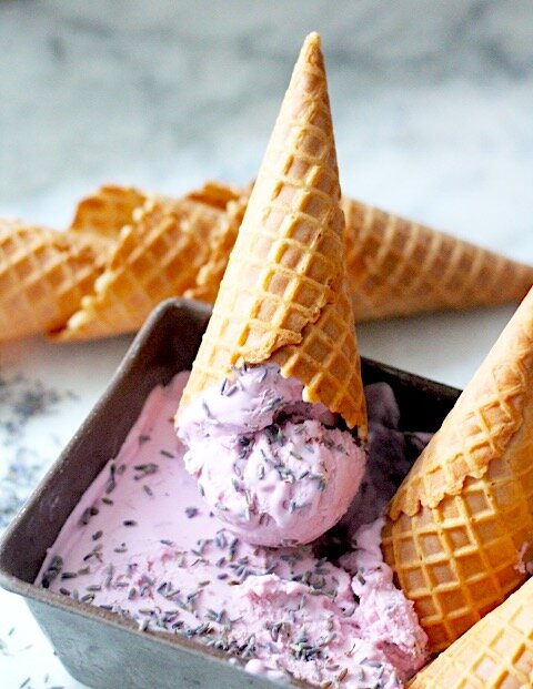 Honey Lavender Ice Cream — Christina Brockman