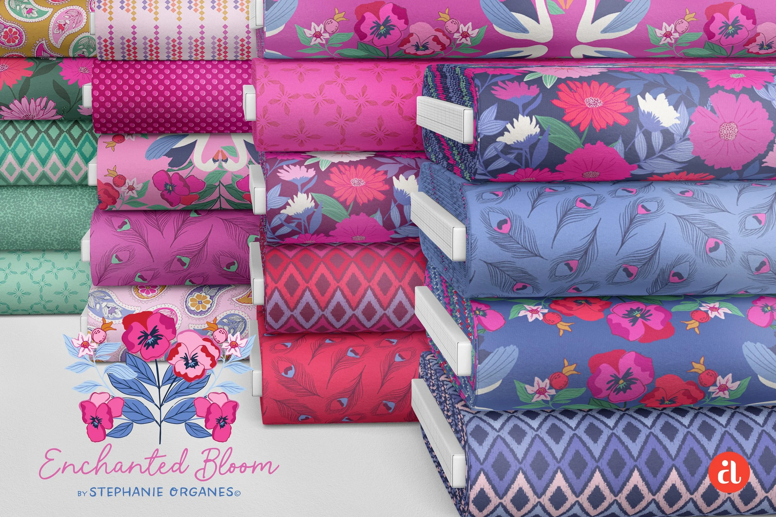 Enchanted Bloom for Andover Fabrics — Stephanie Organes