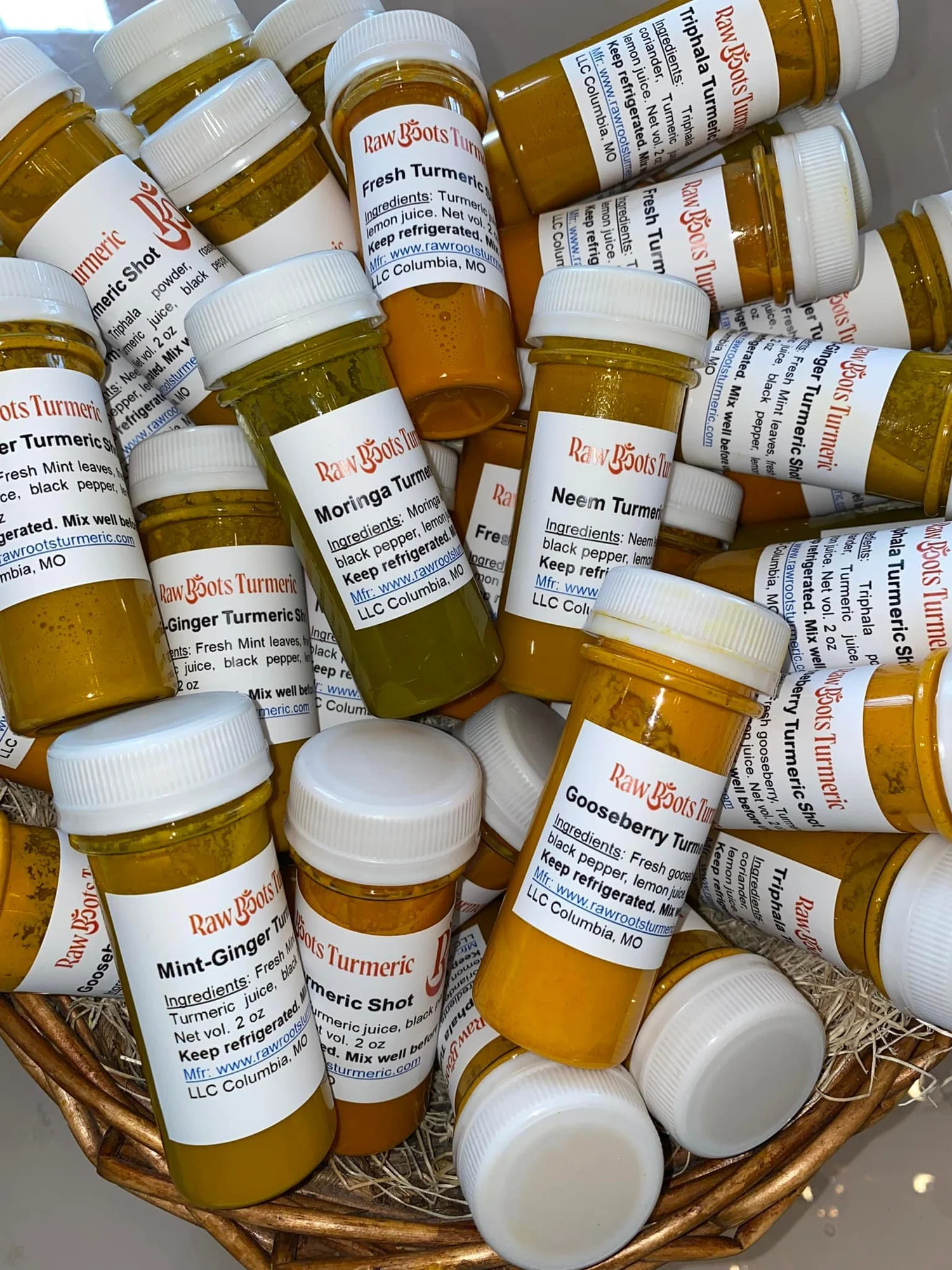 Dosha Balancing Shots — Raw Roots Turmeric