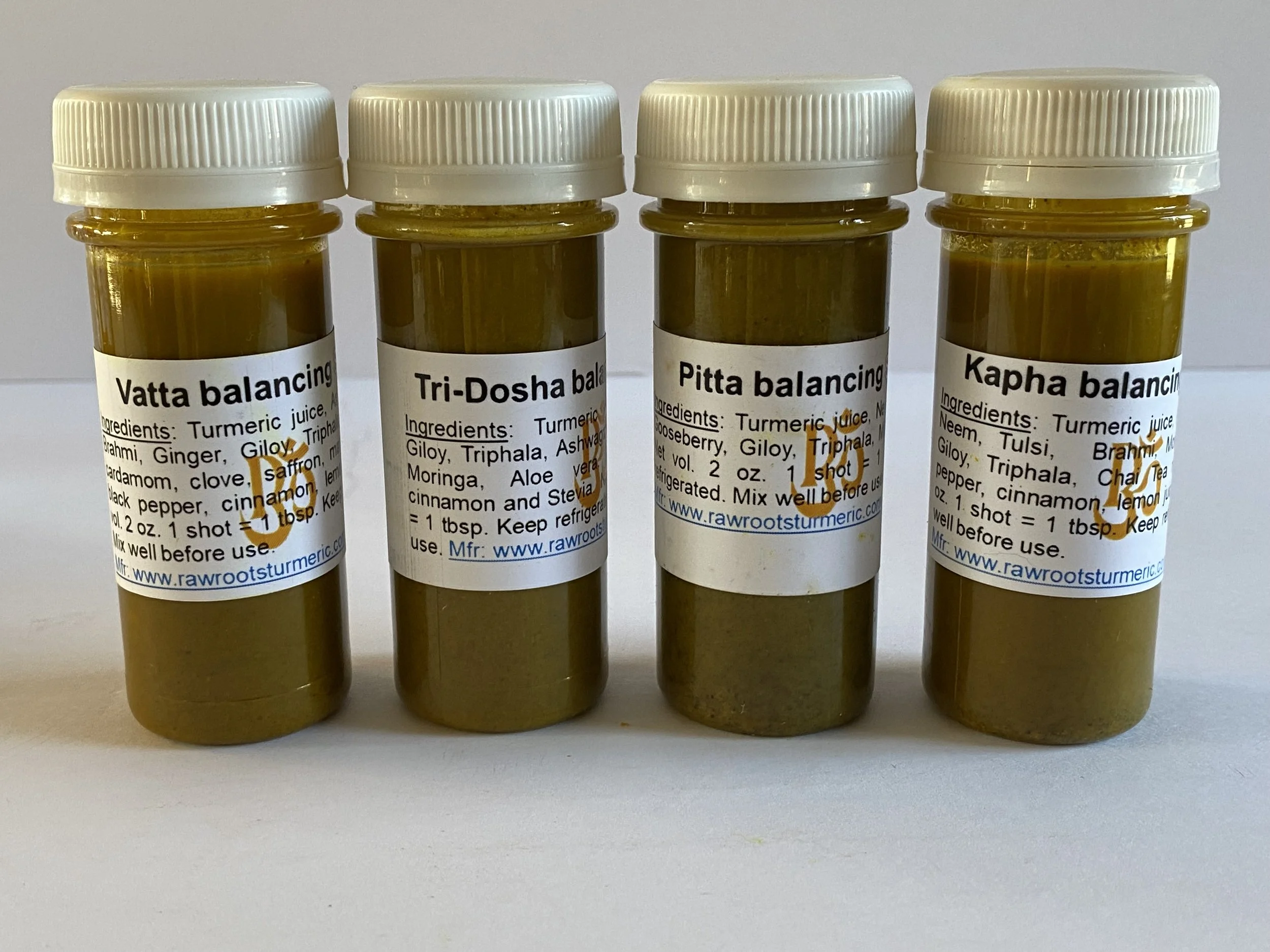 Dosha Balancing Shots — Raw Roots Turmeric