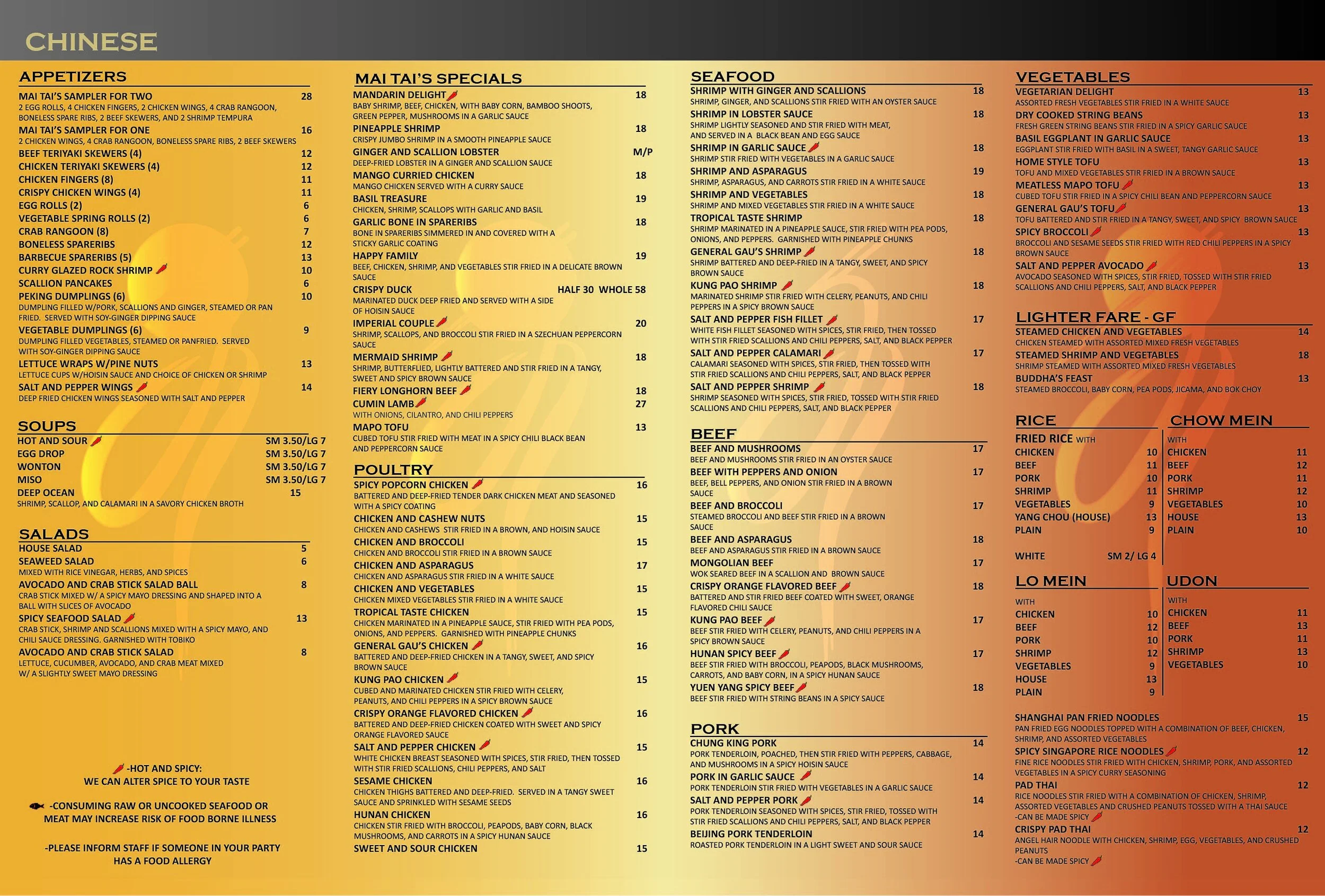 Chinese — Mai Tai's