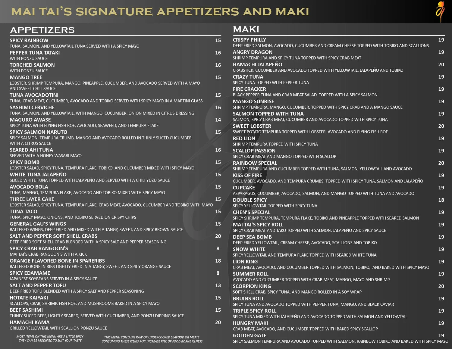 Signature — Mai Tai's