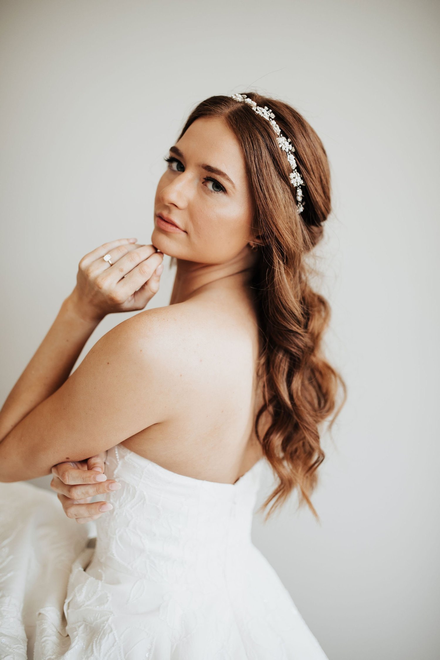 Marie Elena | Discover Elegant Bridal Headpieces – Book Now — Frankie ...