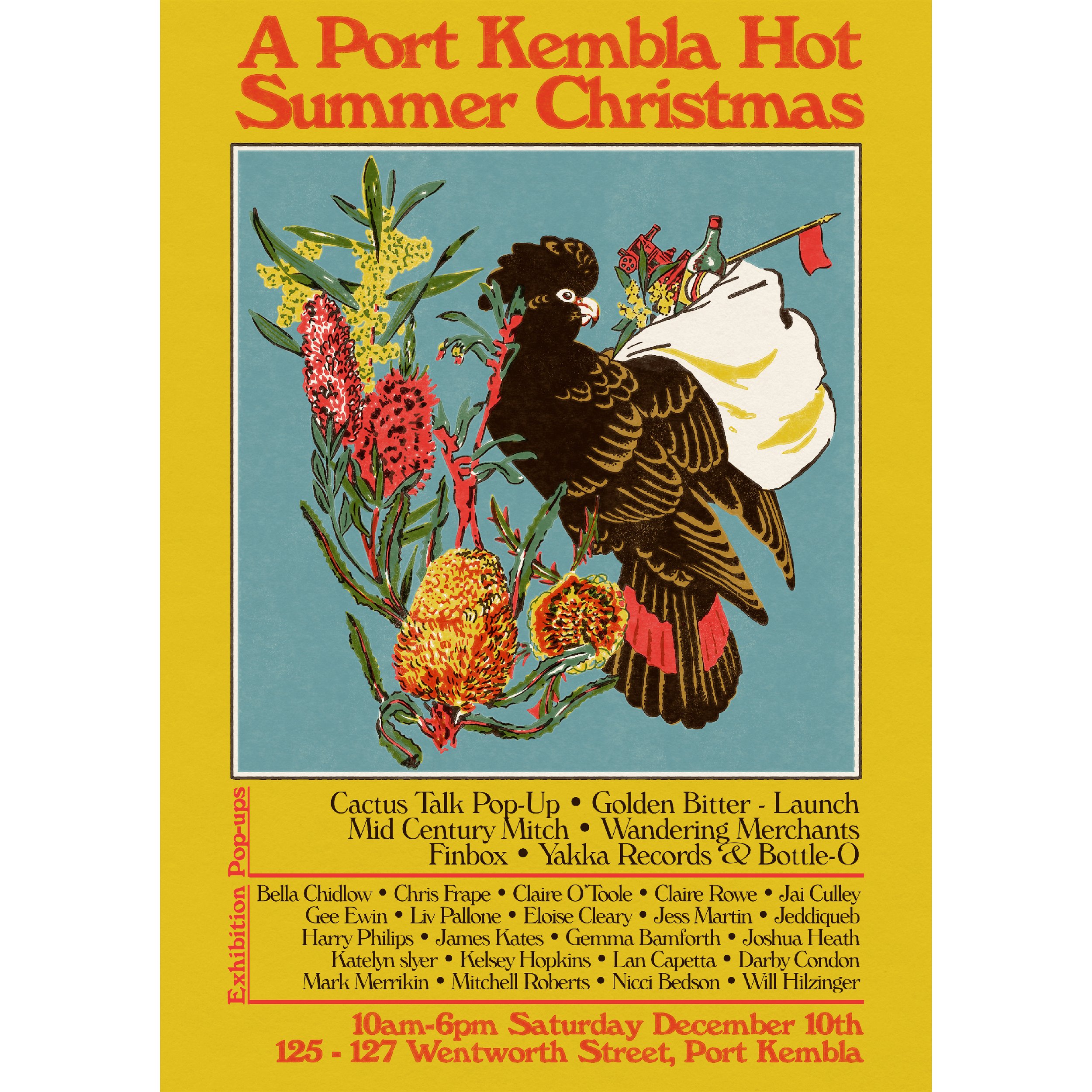 Port Kembla Hot Summer Christmas Poster — Luke Player