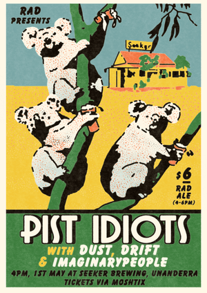 Pist Idiots at Seeker Poster — Luke Player