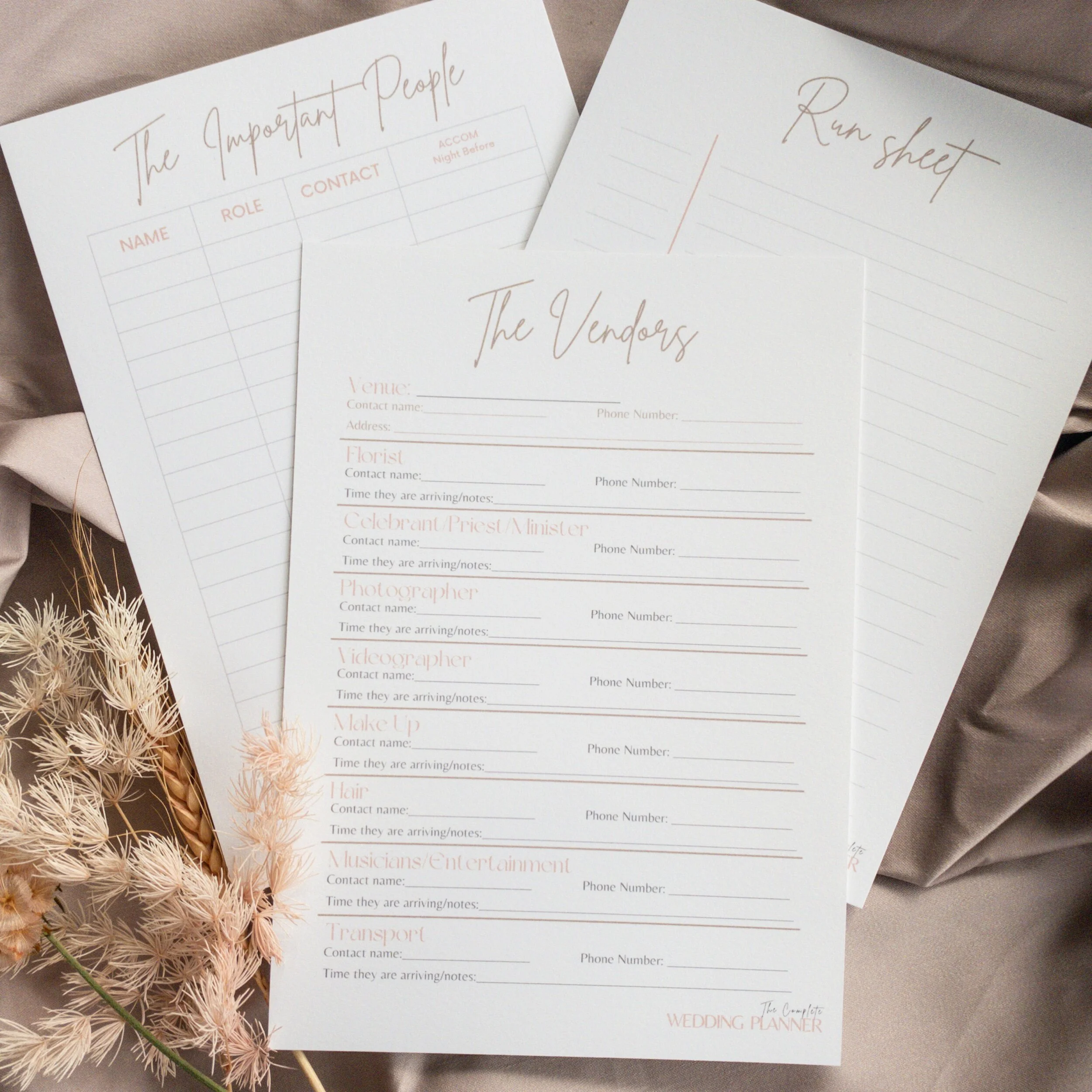 The Complete Wedding Planner