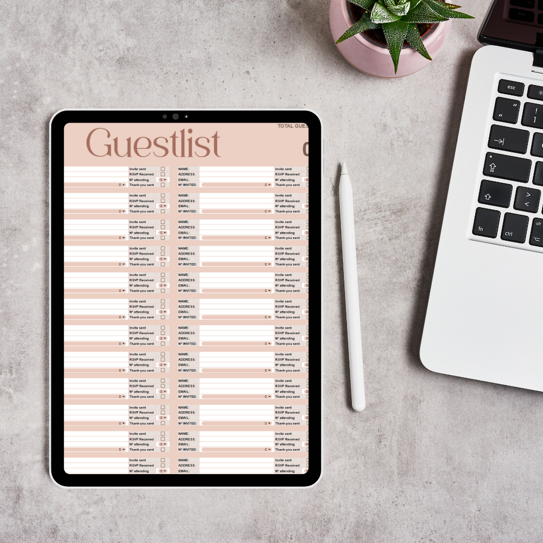 The Complete Wedding Planning SPREADSHEET! — The Complete Wedding Planner