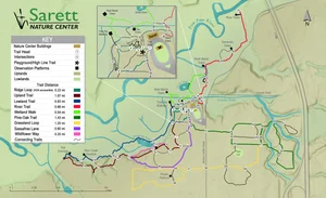 Trail Map — Sarett Nature Center