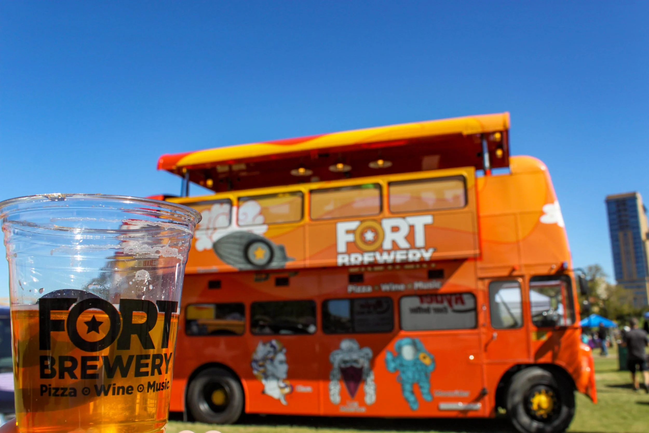 Fort Brewery Pizza - Wine - Music