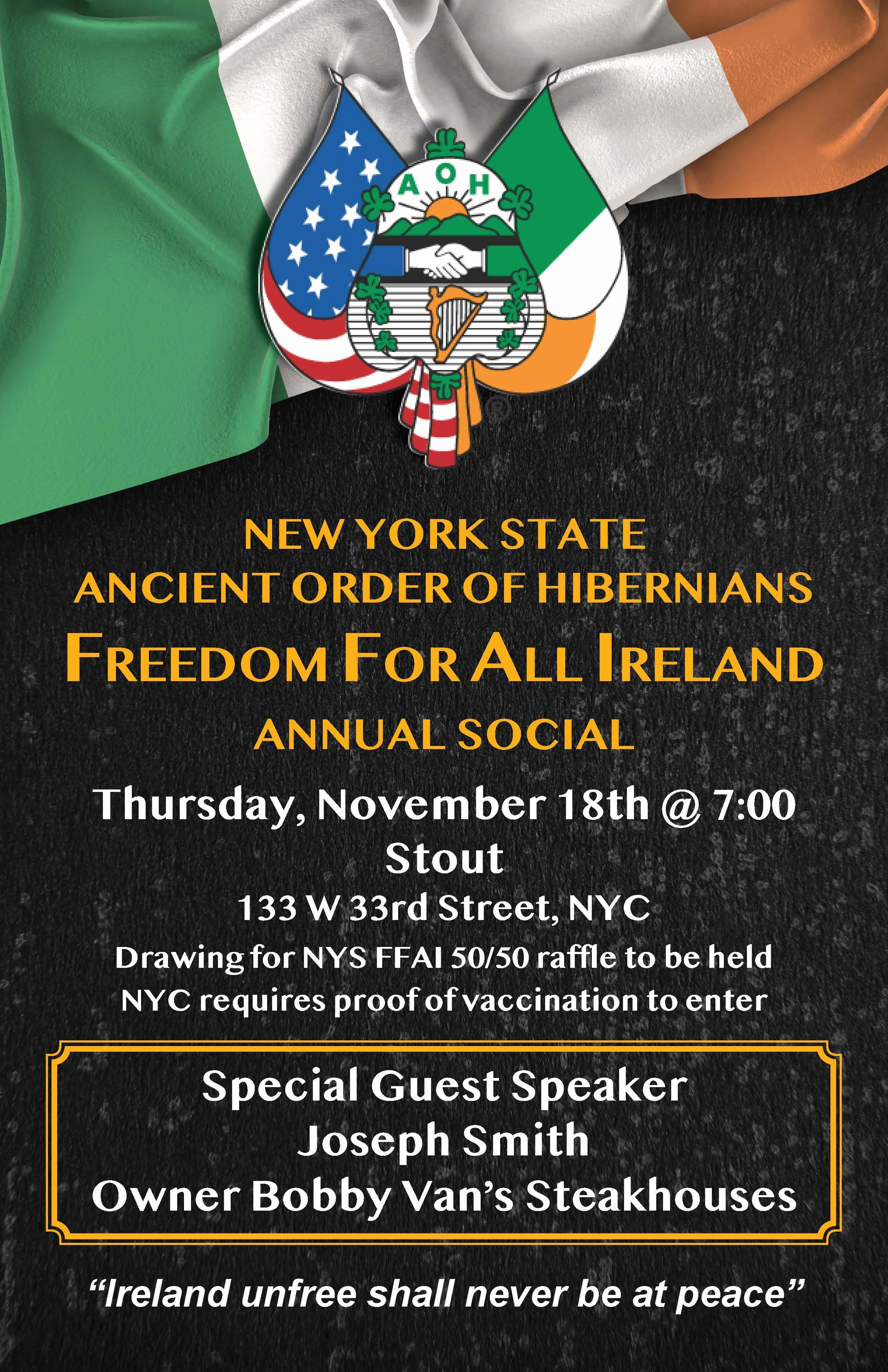 Event Calendar — New York State Ancient Order of Hibernians