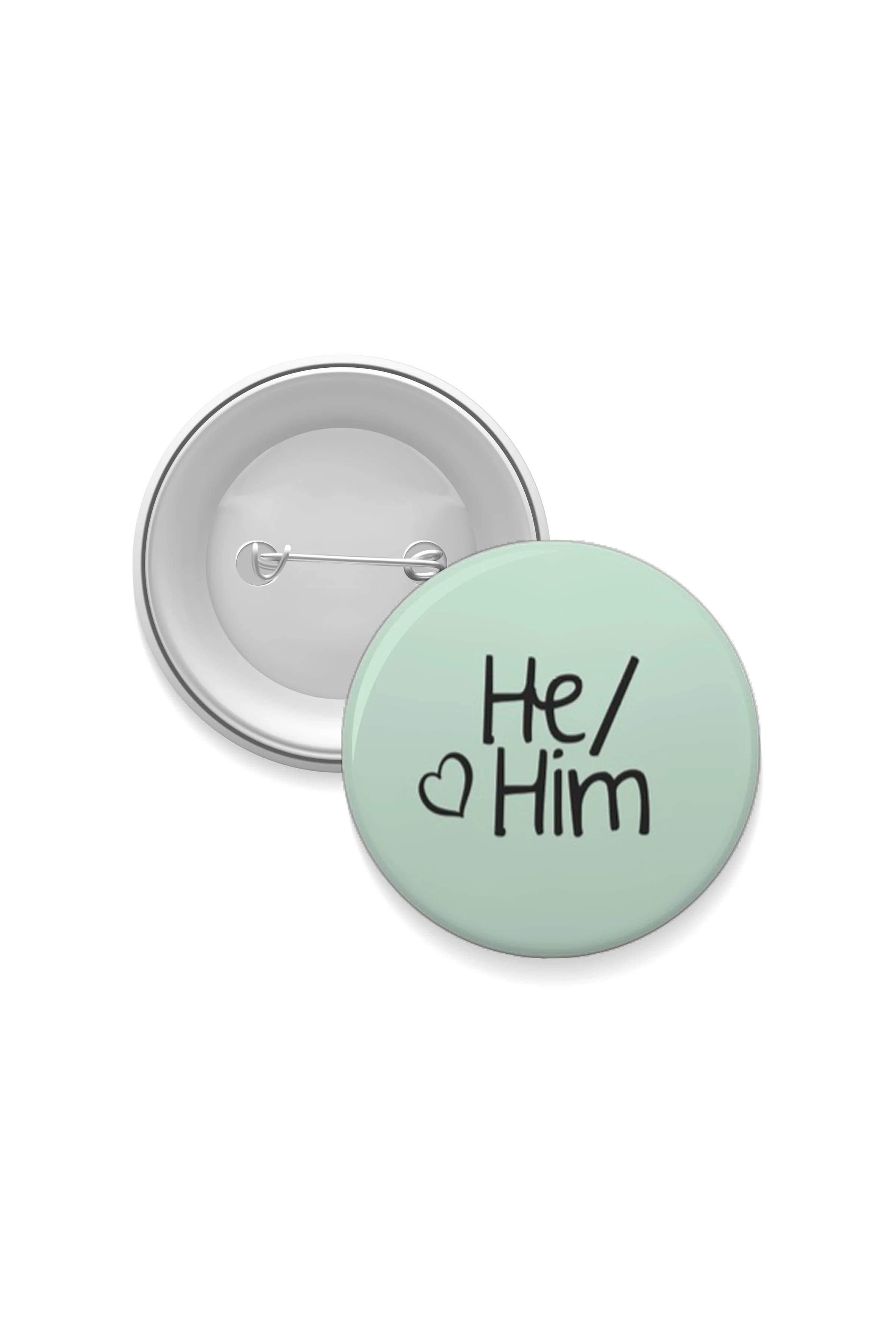 Pronoun Pins (1" round) — Skipping Stone