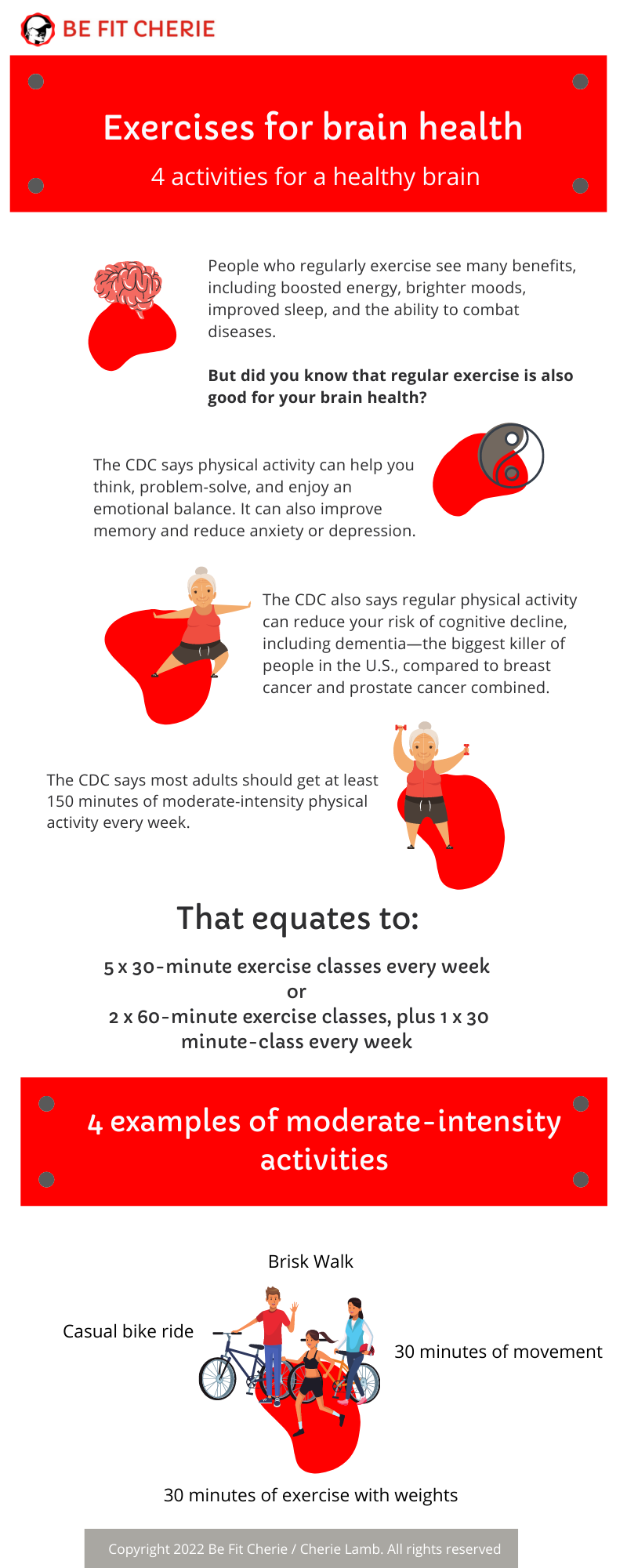 Exercise for Brain Health — BE FIT CHERIE