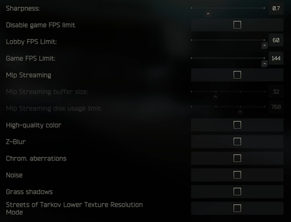 Best Settings for Escape From Tarkov 1.0 – Max Visibility + FPS ...