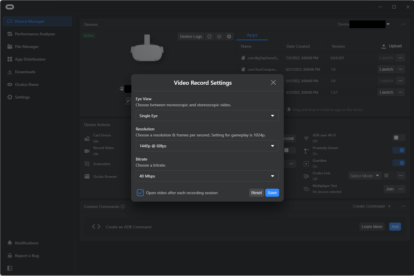 How To Permanently Record Oculus Quest 2 Gameplay At 1080p And 4k With