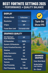 Best Fortnite Settings — Performance + Quality Balance — Reality Remake ...