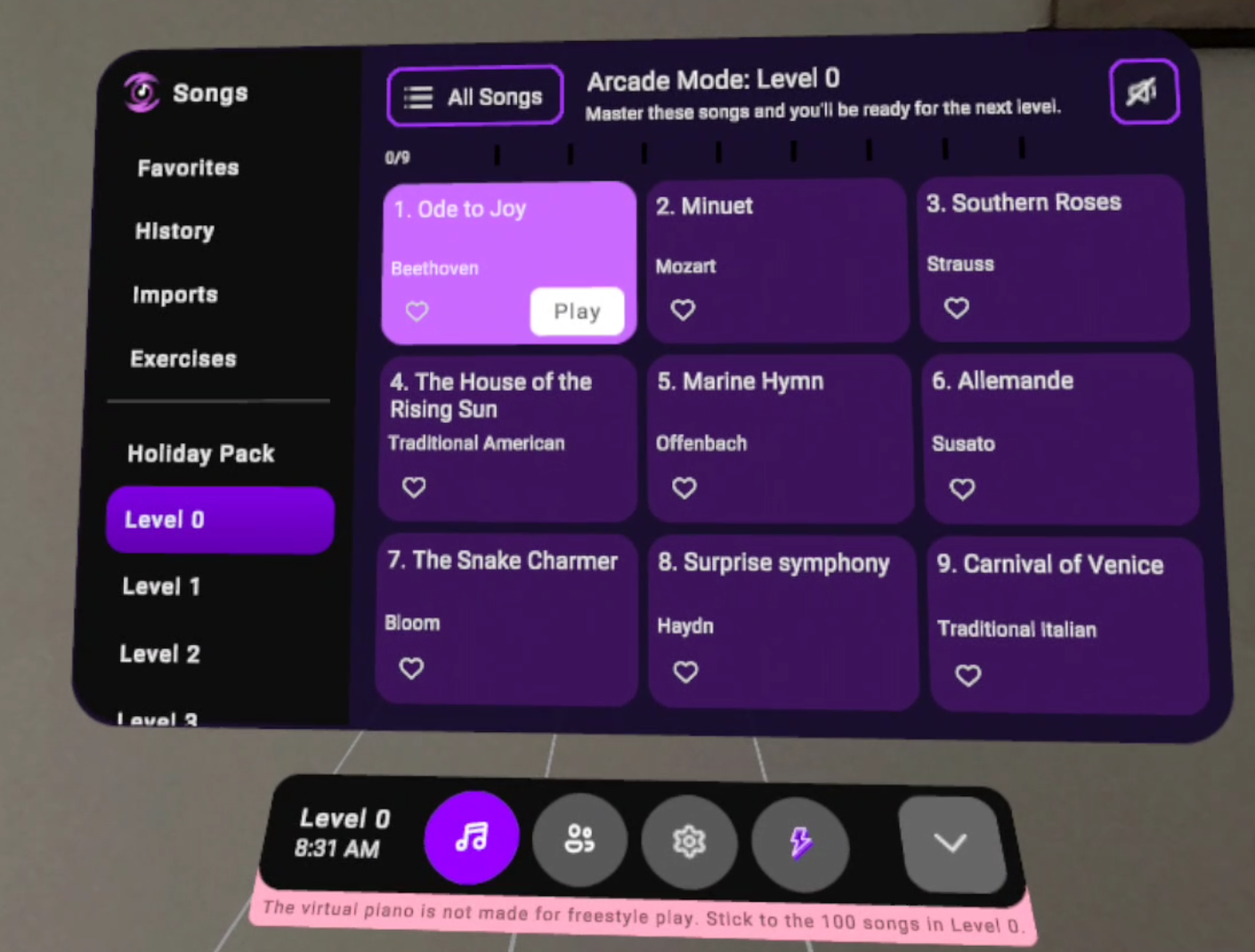 An Amazing VR Piano Learning Game On the Oculus Quest 3 and 2 ...