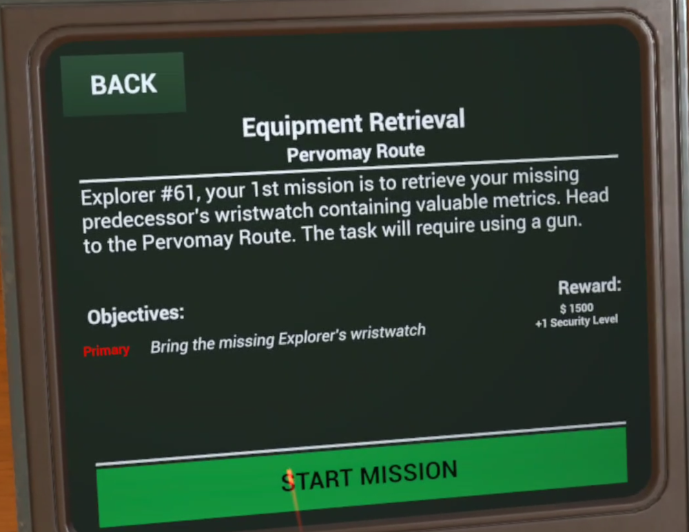 Into The Radius Walkthrough And Guide - The First Mission - Equipment ...