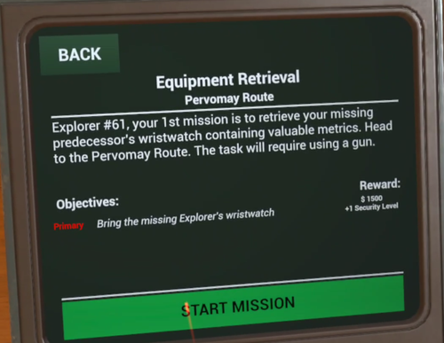 Into The Radius Walkthrough And Guide - The First Mission - Equipment ...