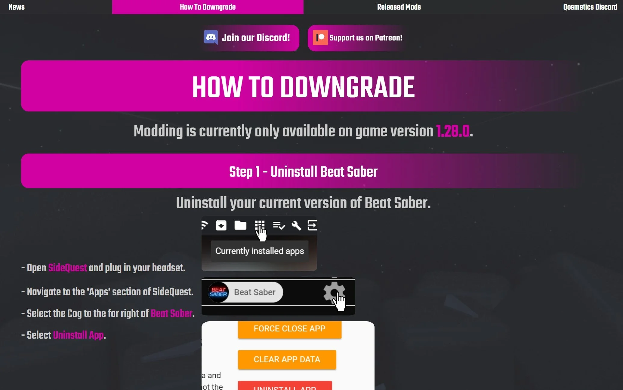 How To Easily Downgrade Beat Saber On The Quest 2 — Reality Remake Gaming