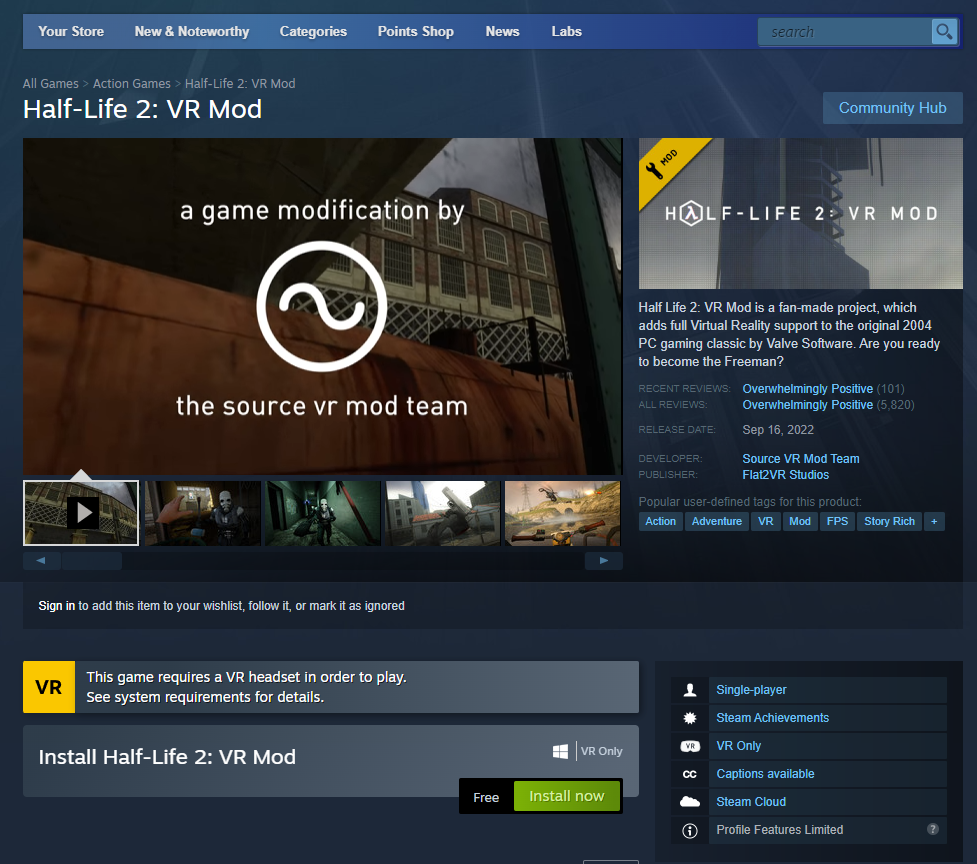 Half-Life 2 VR Mod Review And Setup Guide — Reality Remake Gaming