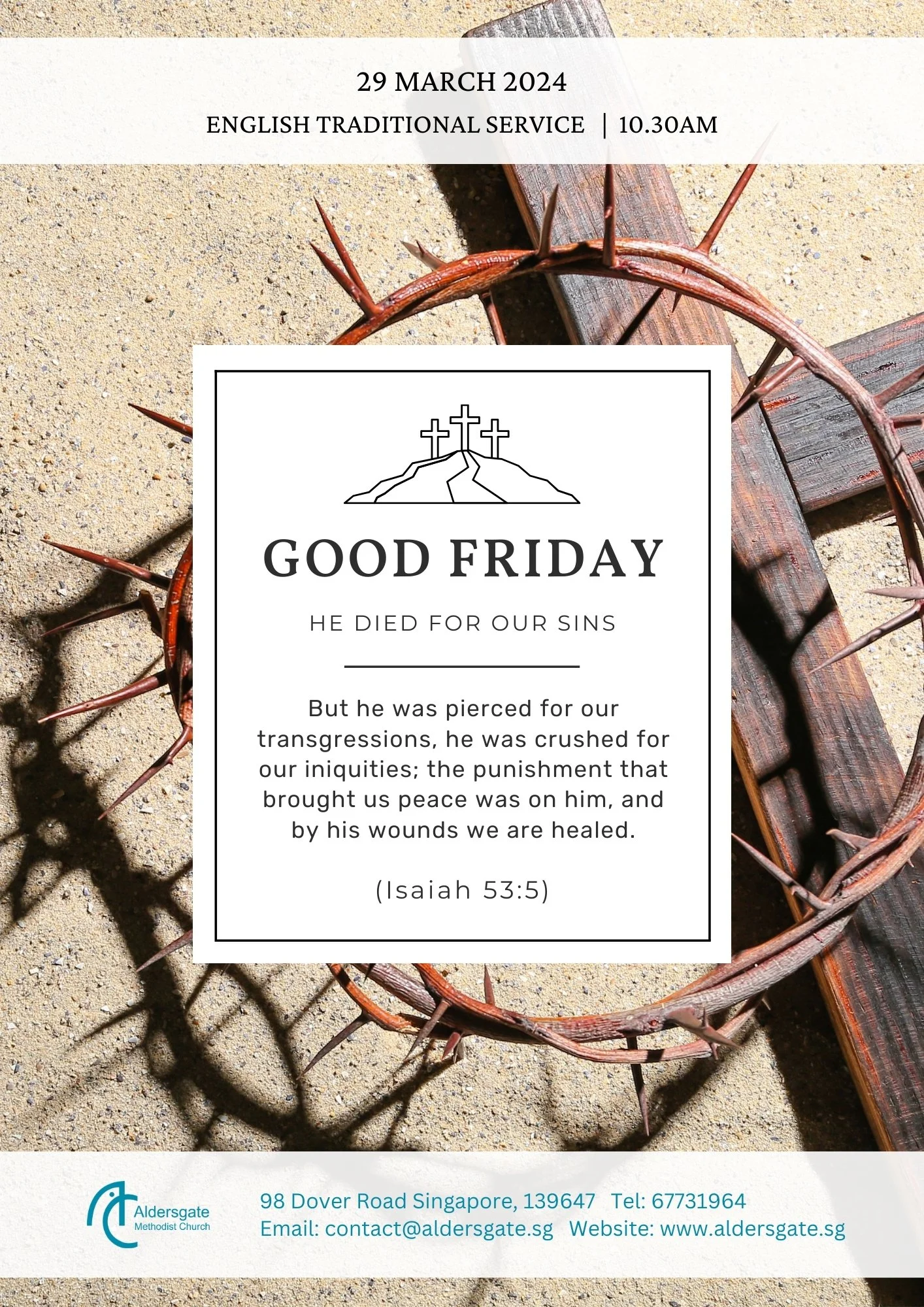 Church Bulletin — Aldersgate Methodist Church