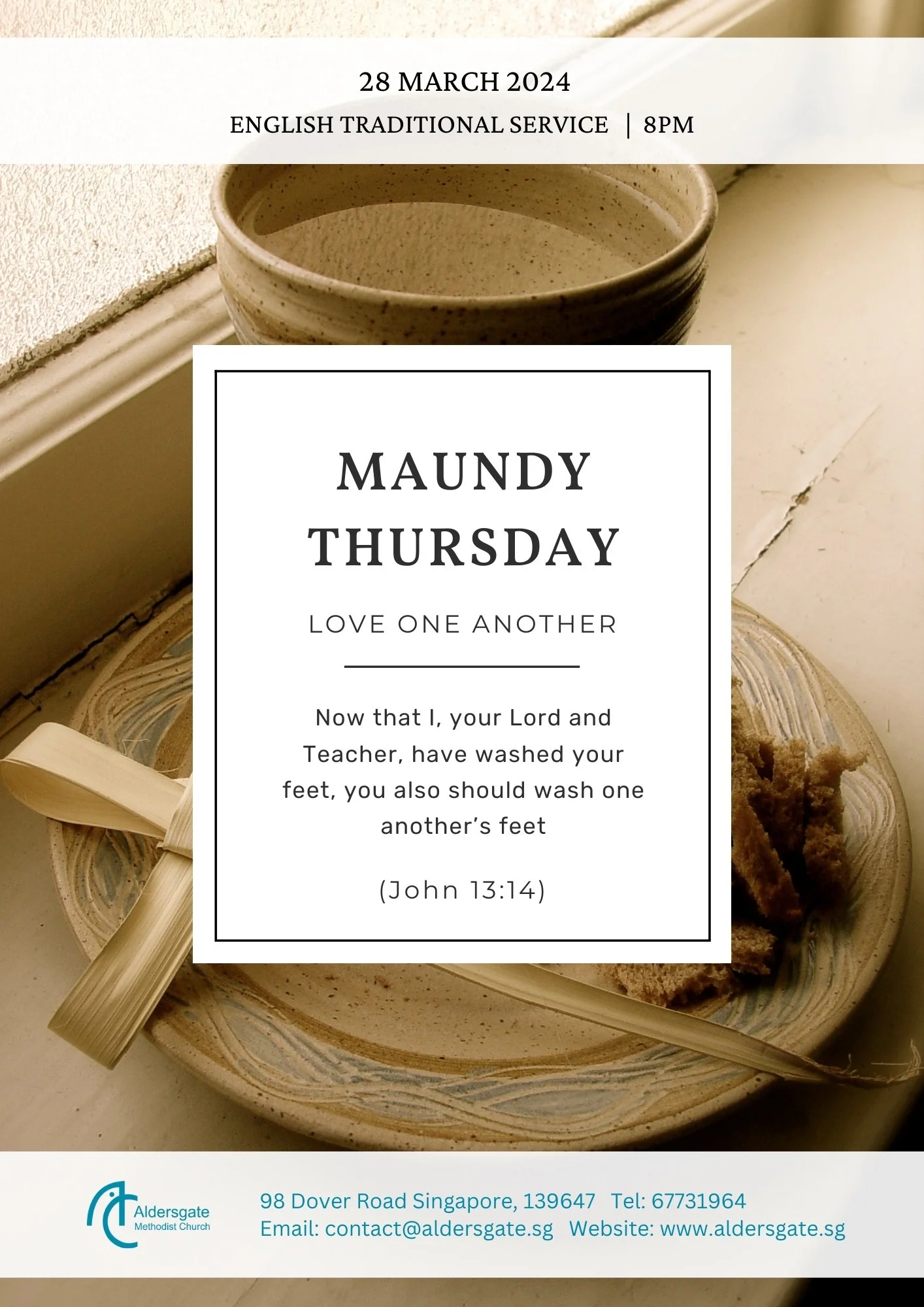 Church Bulletin — Aldersgate Methodist Church