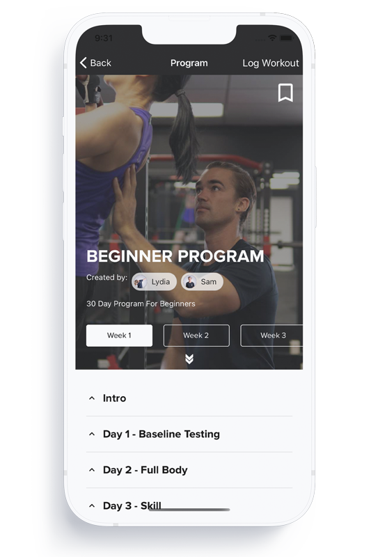 ONI Workout App - Track Your Workouts On Our Simple Fitness App