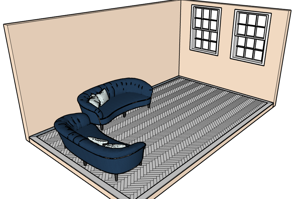 Wood Floor Layout Design – Ilkley | CAD Visuals & Planning — Huscroft ...