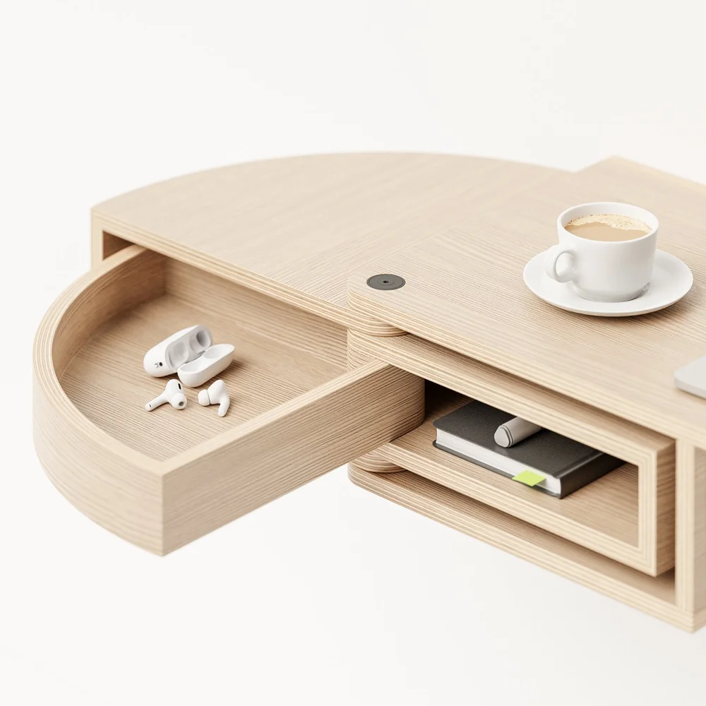 REVOLVER desk — TEIXEIRA DESIGN STUDIO