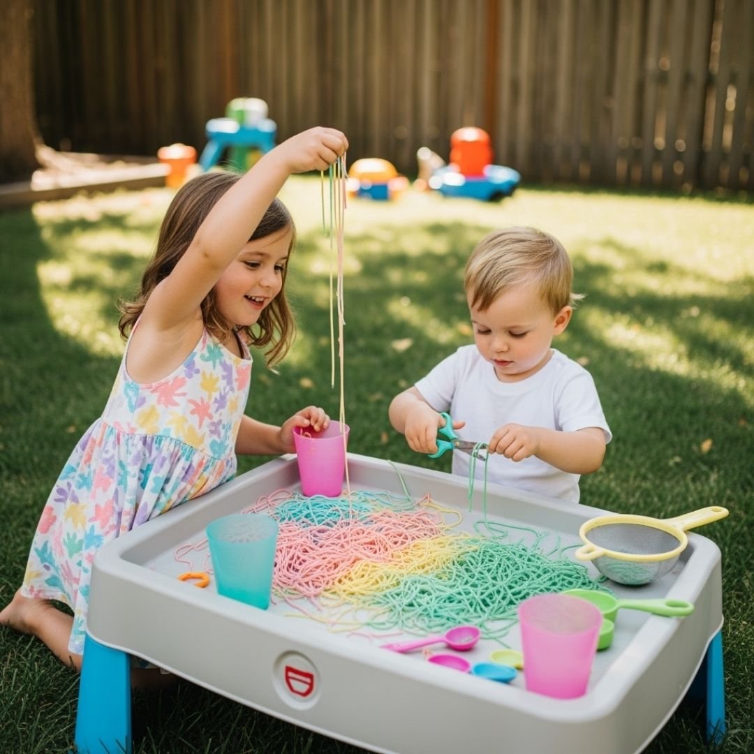10 Spaghetti Sensory Play Ideas for Tactile Fun