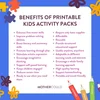 Printable Activity Packs: Fun at Your Fingertips