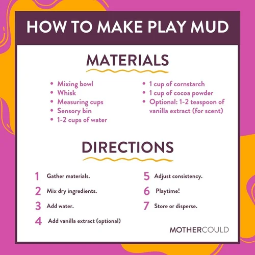 Sharing My Taste-safe & Dirt-free Play Mud Recipe with You