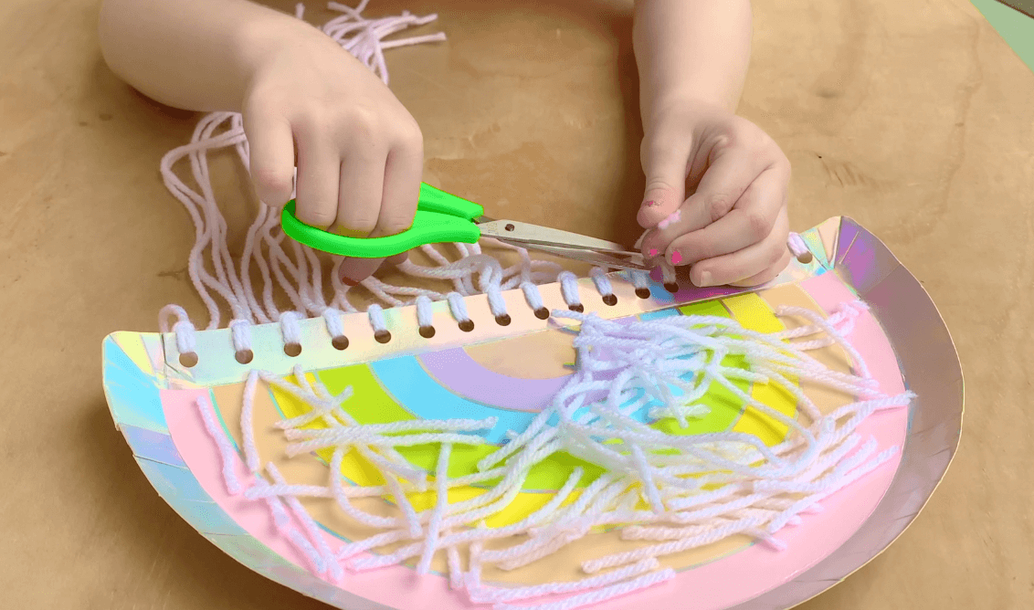 CUTTING PRACTICE RAINBOW ACTIVITY