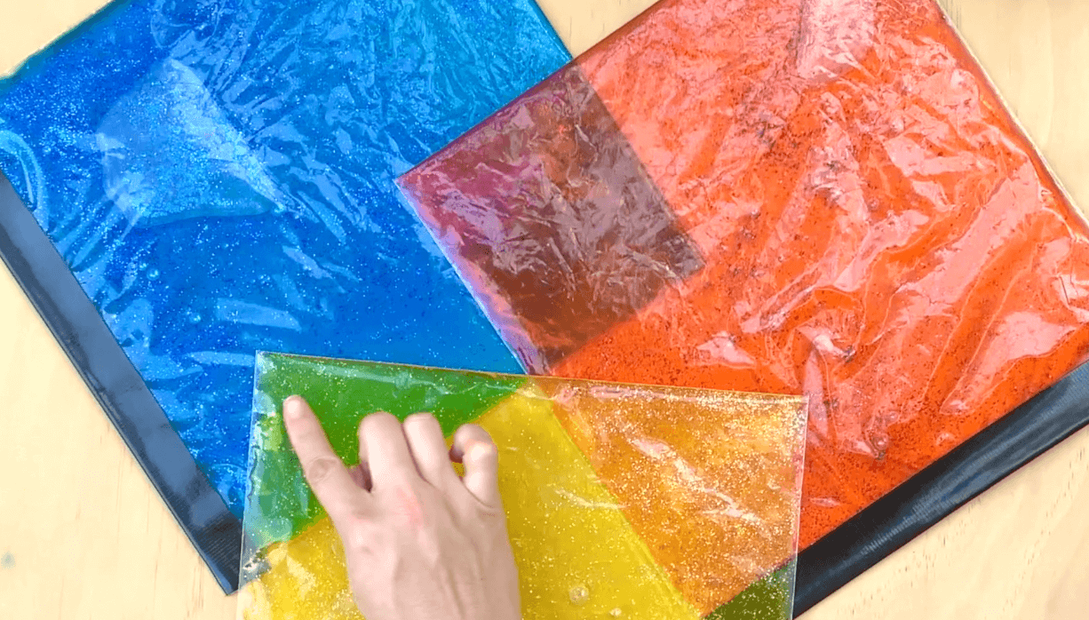 Color Mixing Sensory Bags for the Little Ones | Mother Could