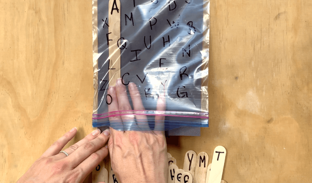 Letter Find Sensory Bag | MOTHERCOULD