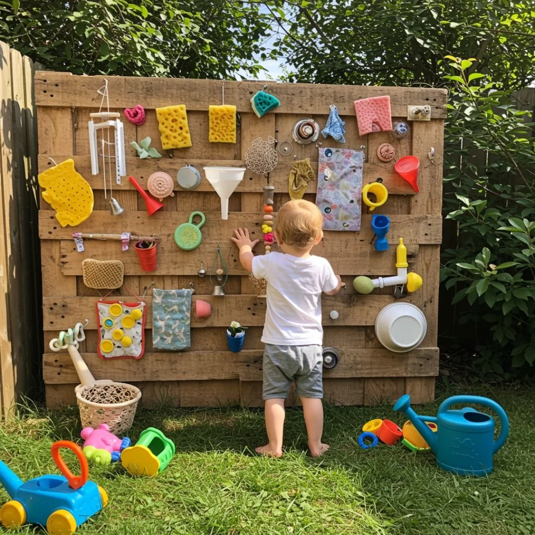 How to Make an Outdoor Sensory Wall: Creative Backyard DIY