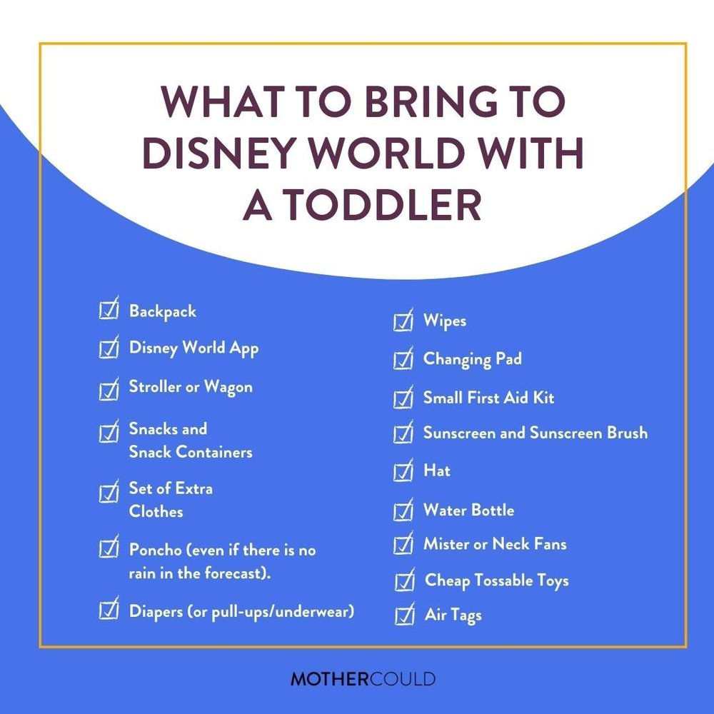 What to Bring to Disney World With a Toddler