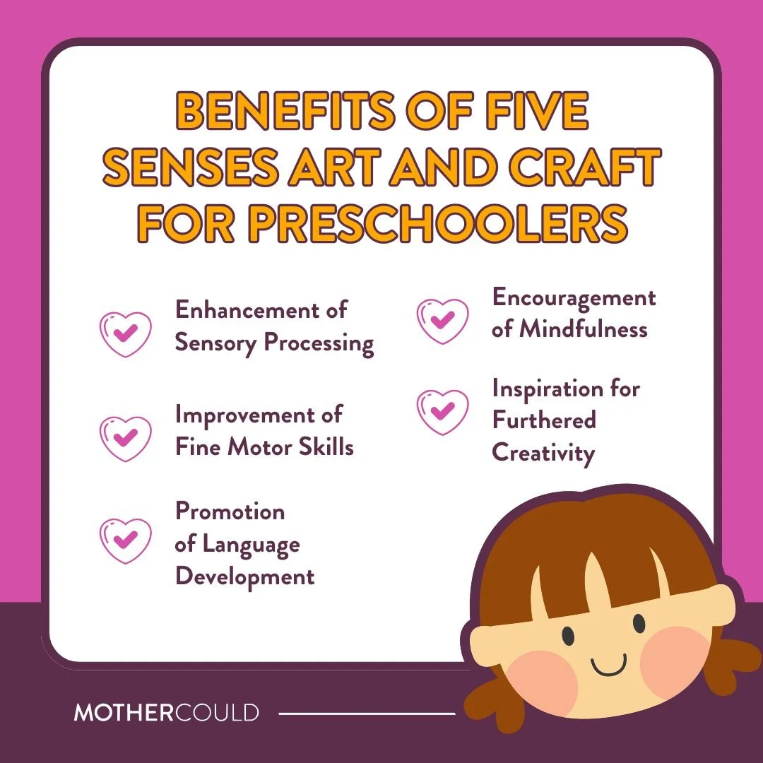 Five Senses Arts and Crafts Enhance Sensory Processing